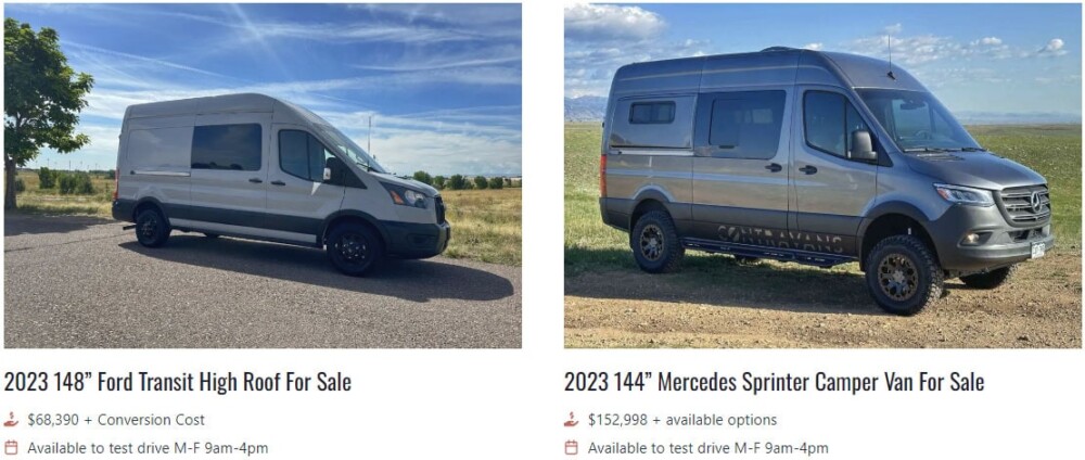 9 Ford Transit Van Conversion Examples & Prices - Contravans